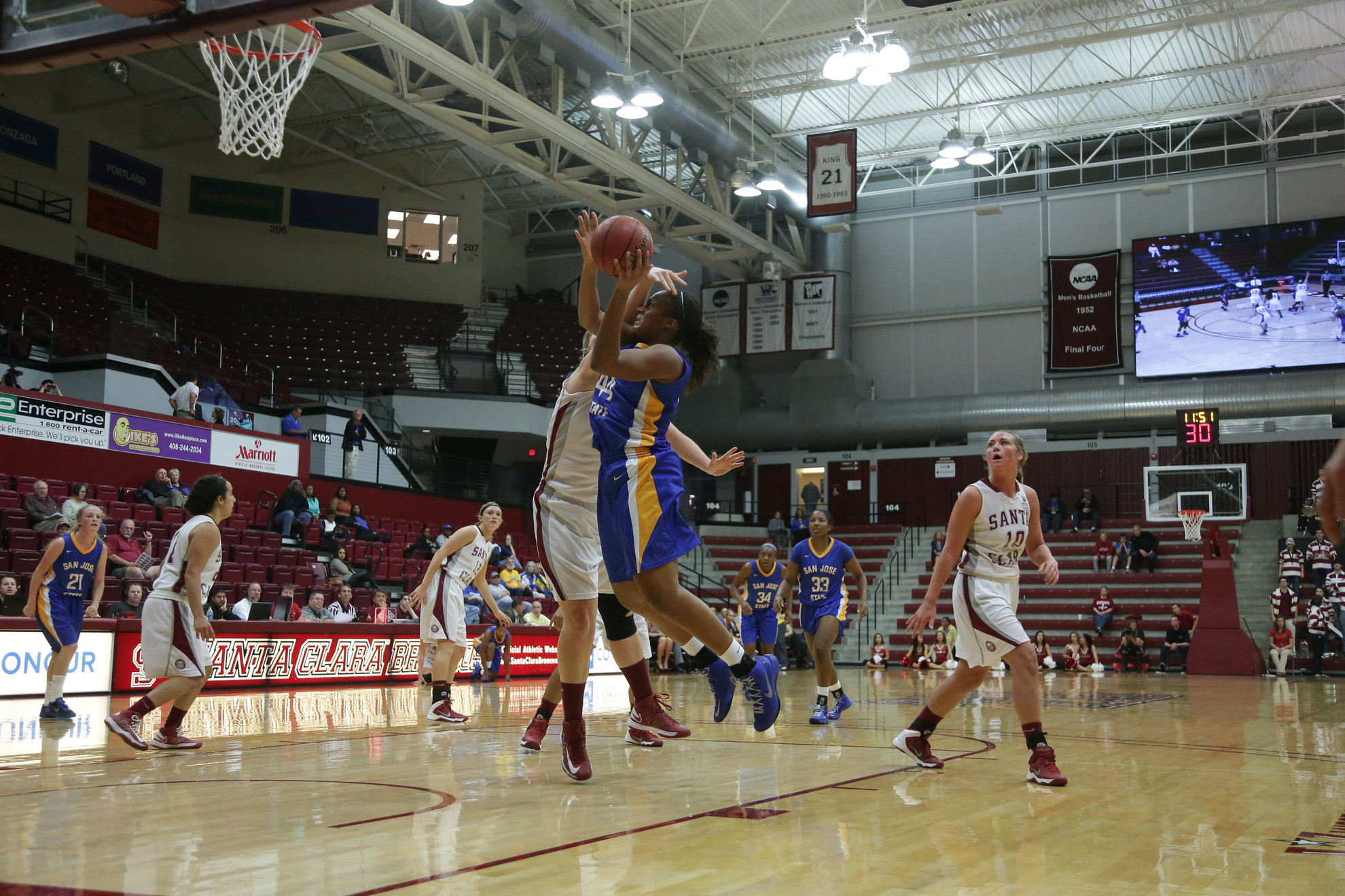 Women's Hoops Has Four In Double Figure Scoring At New Mexico - SJSU ...