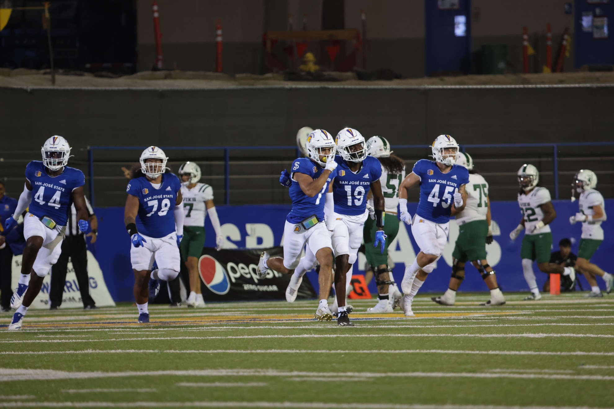 Spartans Beat Vikings in Front of Largest Home Opening Crowd in Over a ...