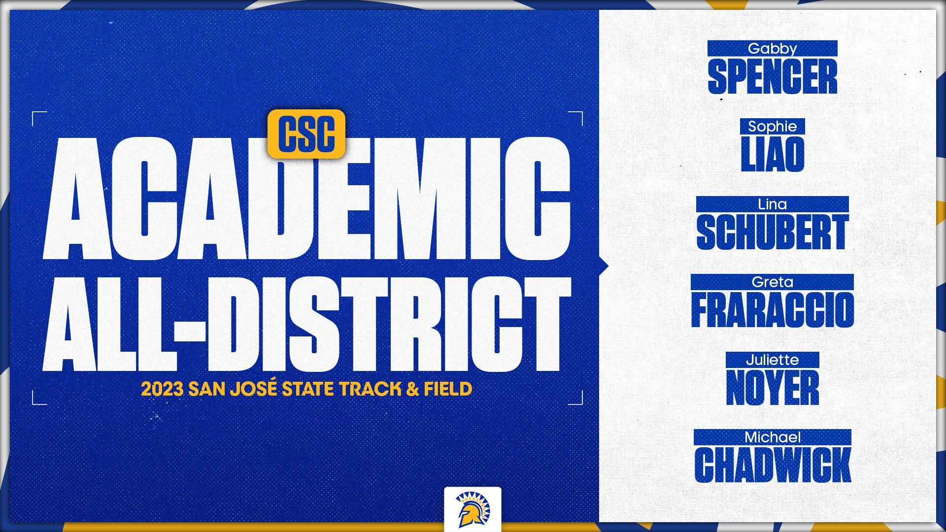 Five Members of Spartan Track & Field Earn CSC All-Academic Honors ...