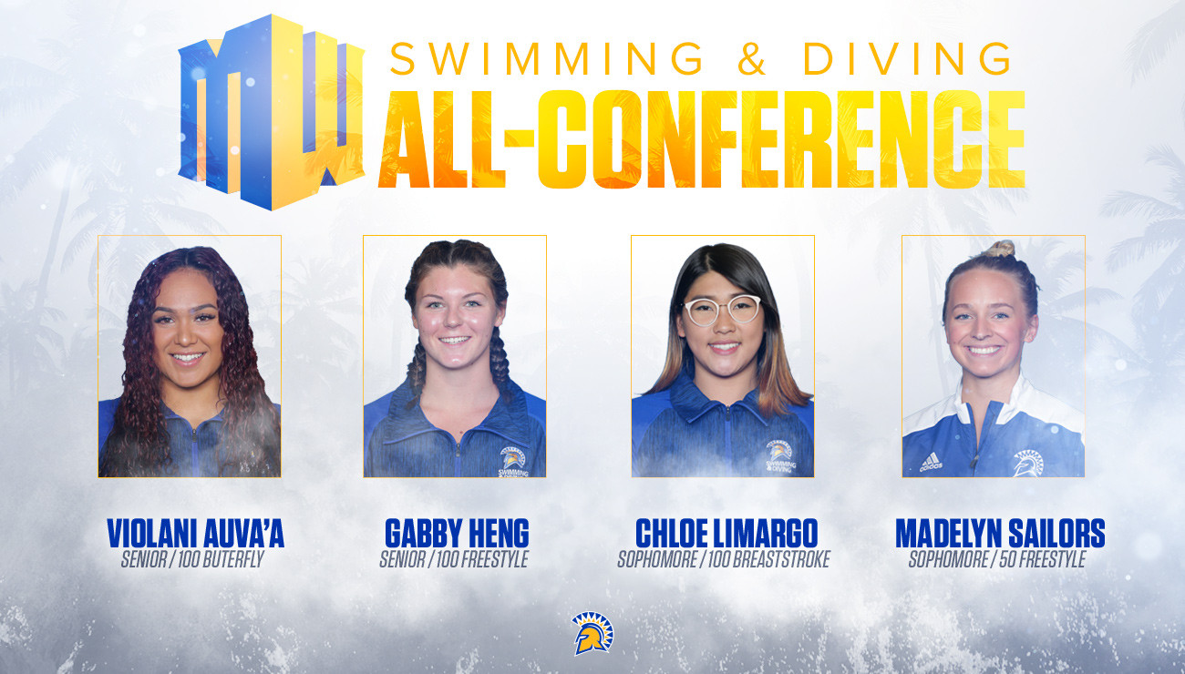 Four Swimmers Earn All-MW Honors - SJSU Athletics - Official Athletics ...