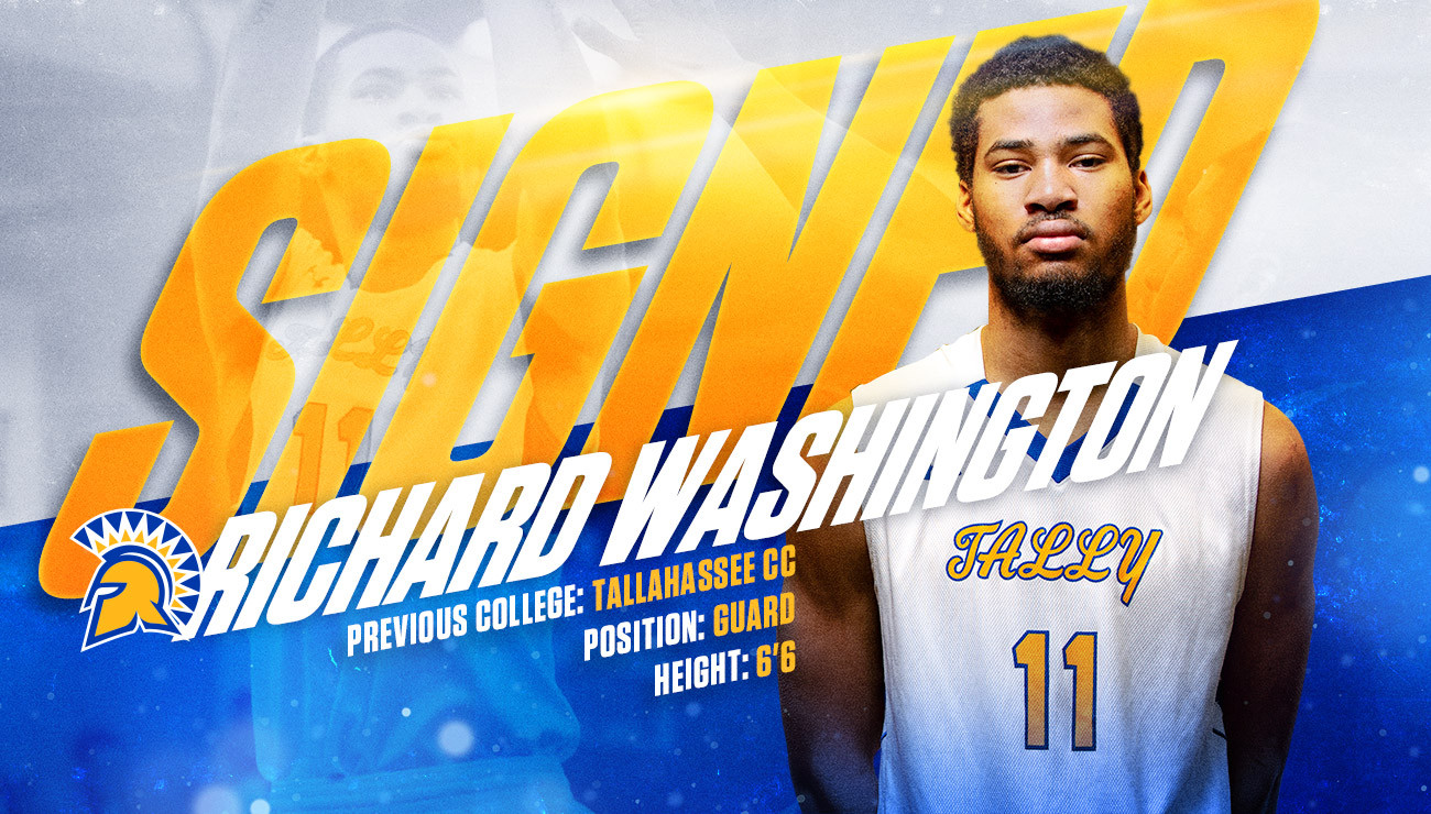 Richard Washington Signs With San Jose State Men's Basketball - SJSU ...