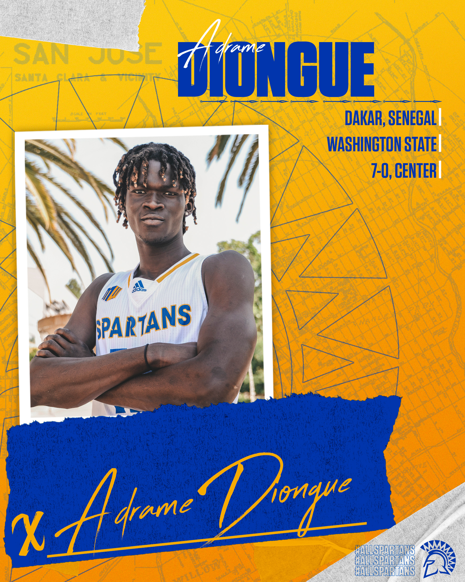Meet The Spartans - Adrame Diongue - SJSU Athletics - Official ...