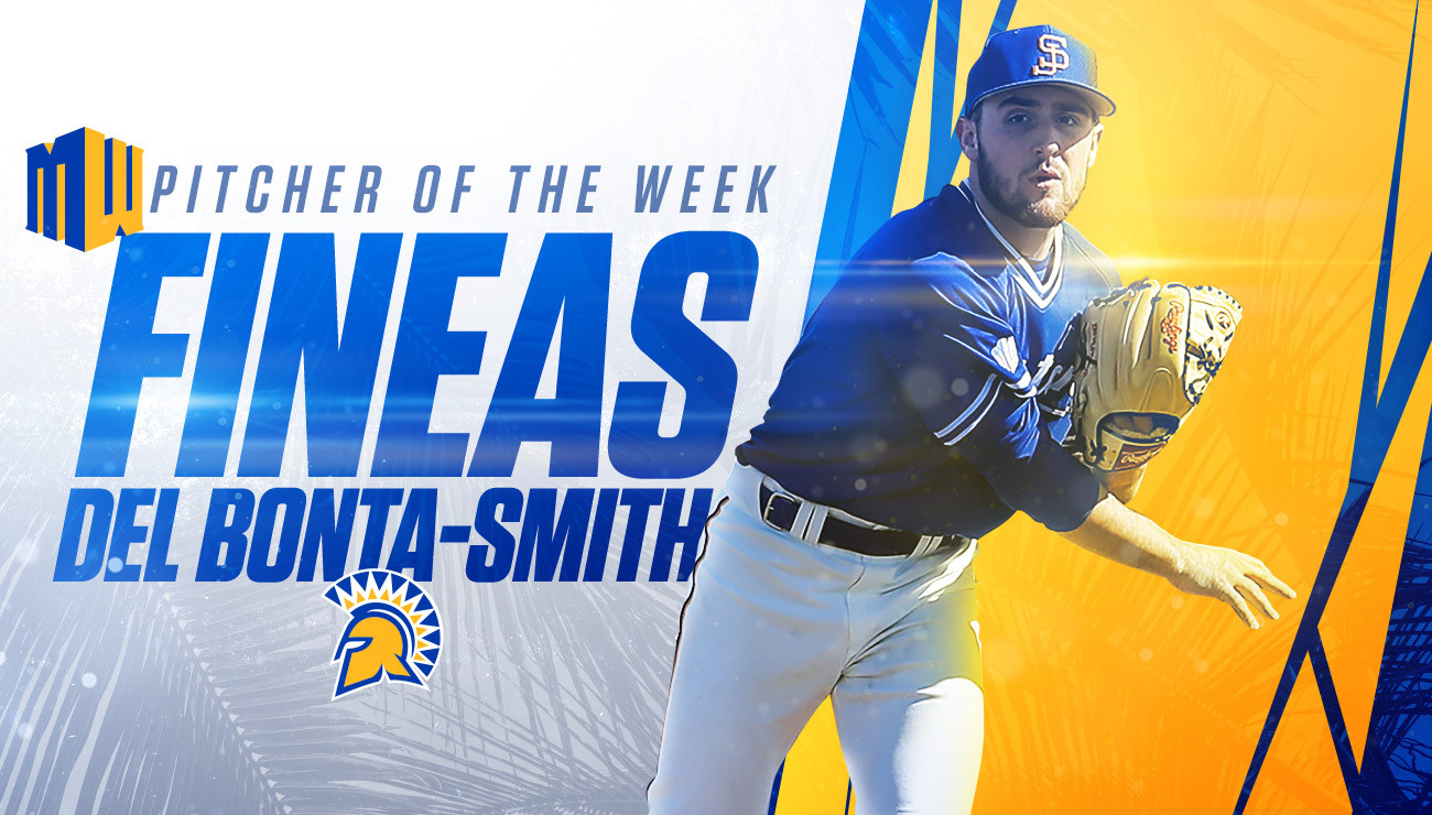 Fineas Del Bonta-Smith Named MW Pitcher of the Week - SJSU Athletics ...