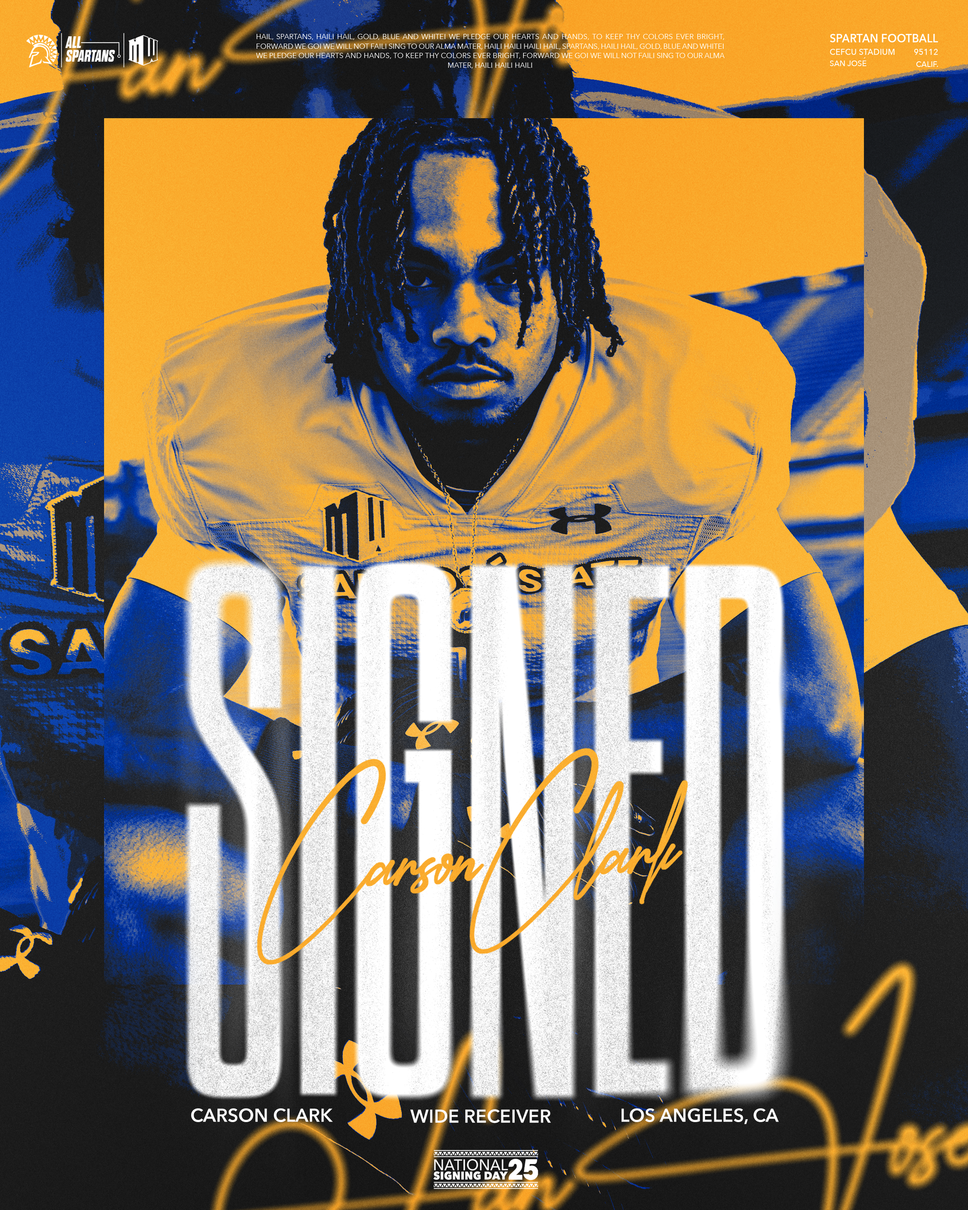 Carson Clark - Football National Signing Day 2026 - SJSU Athletics ...