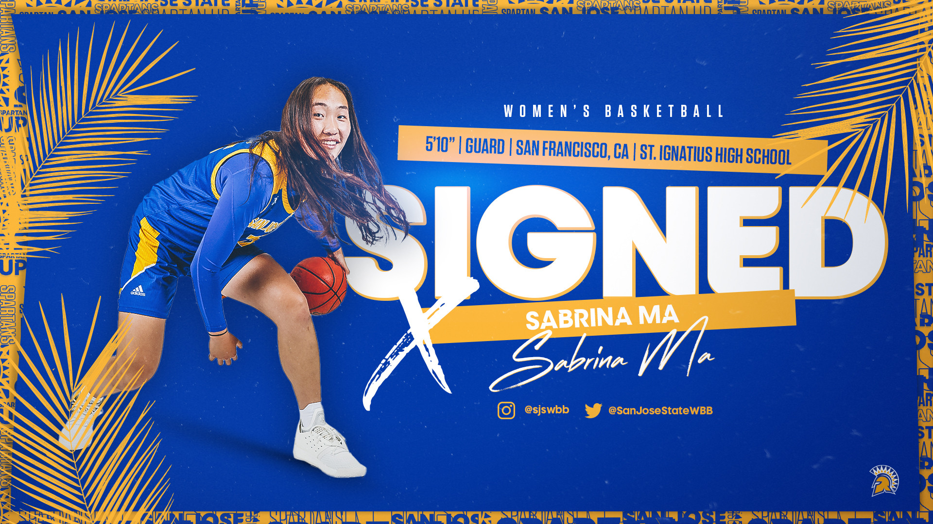 SJSU Signs Sabrina Ma for Women's Basketball - SJSU Athletics ...