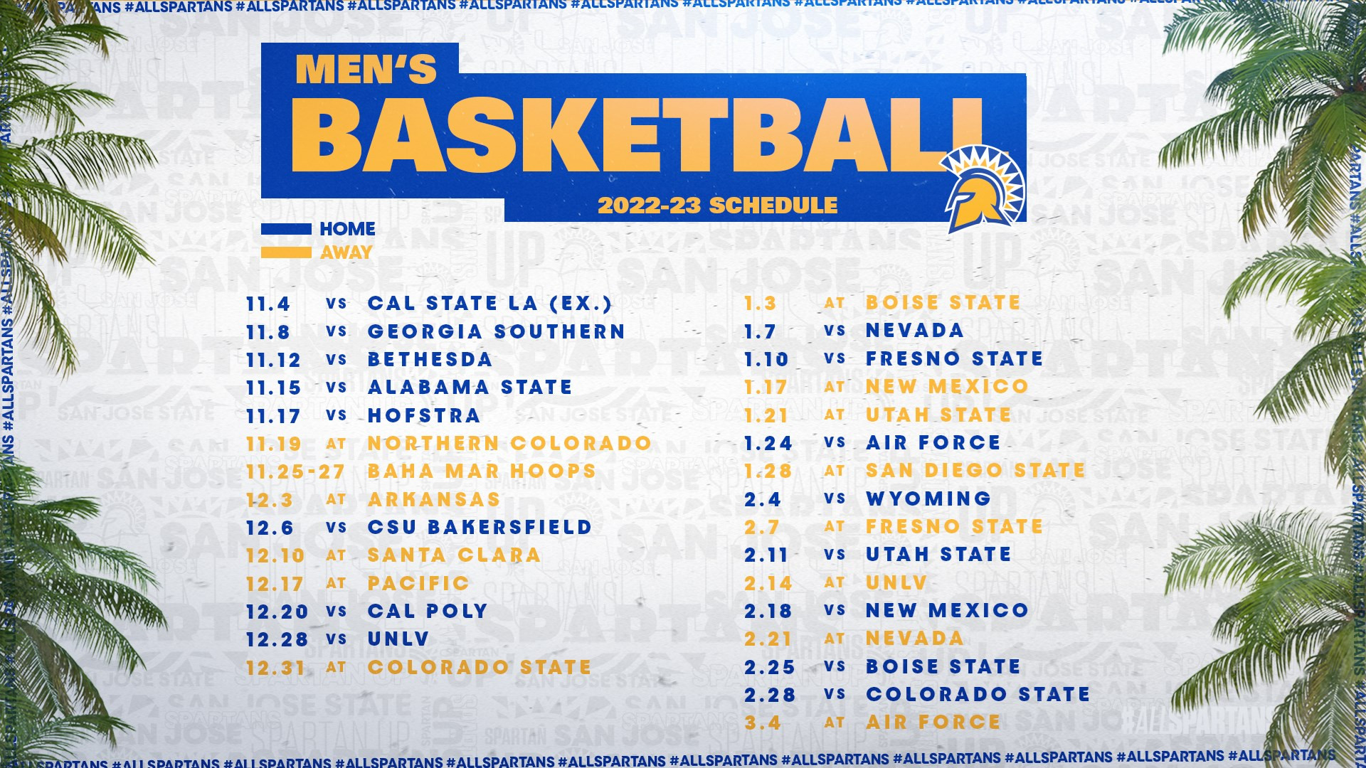 Men's Basketball Non-Conference Schedule Announced - SJSU Athletics ...