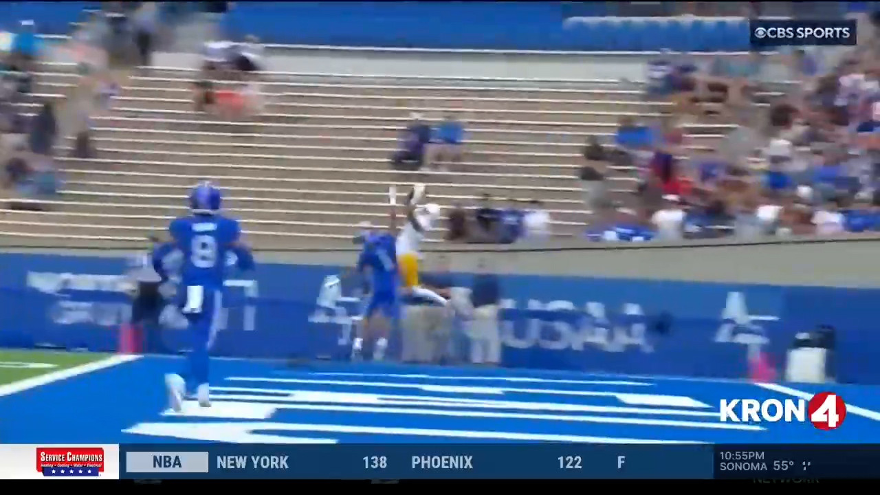 KRON4's Ben Ross Caught Up with Biletnikoff Semifinalist Nick Nash - SJSU Athletics - Official ...