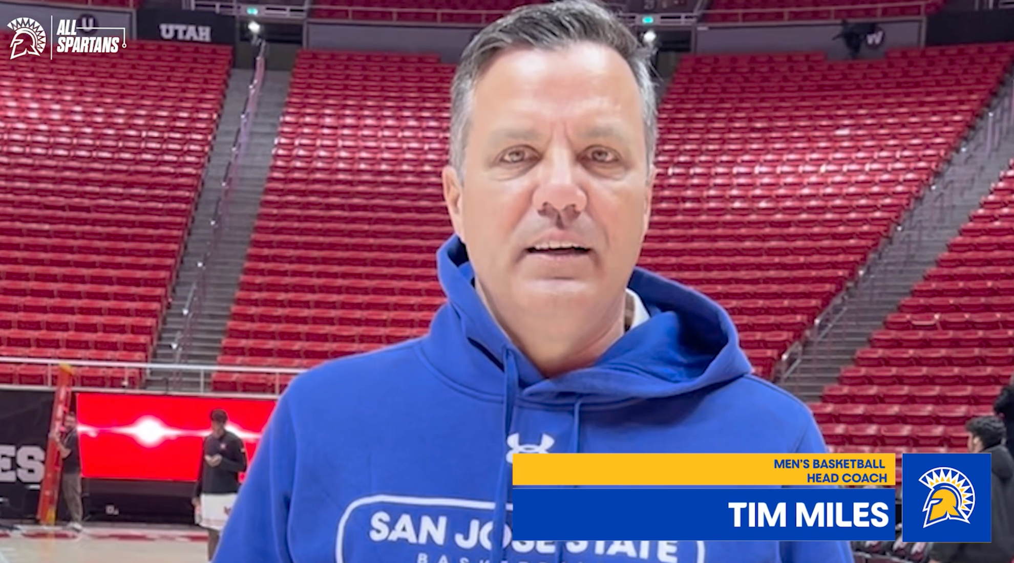 Coach Miles Postgame Utah - SJSU Athletics - Official Athletics Website ...