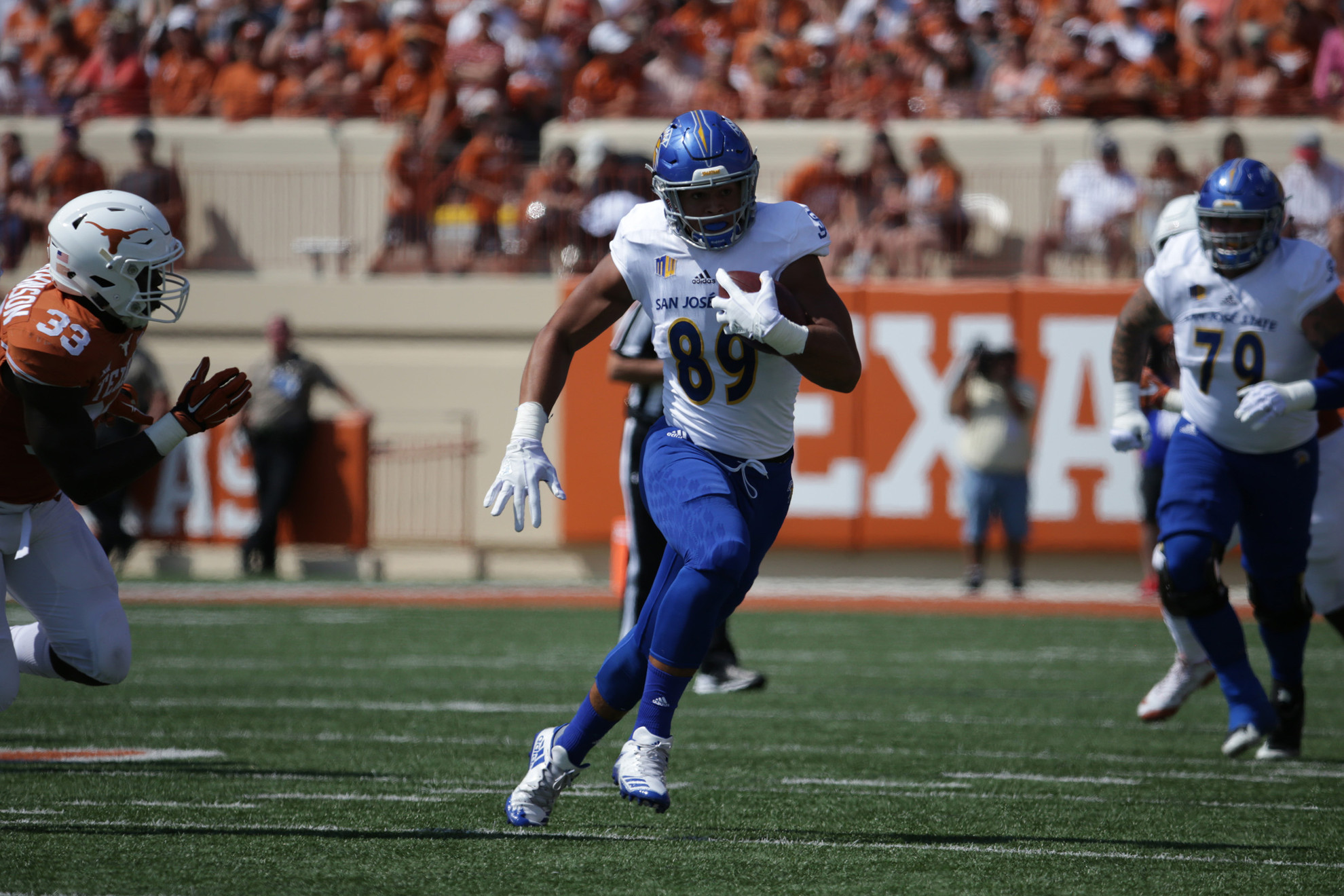 Texas With Texas-Sized Win Over San Jose State, 56-0 - SJSU Athletics ...