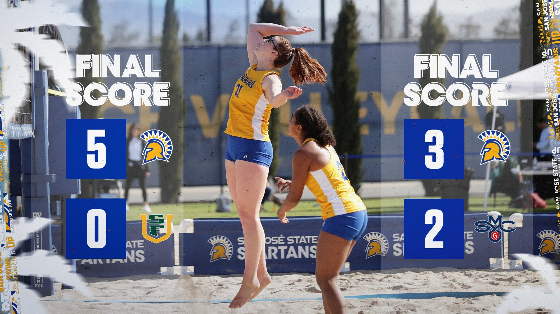 Spartan Beach Wins Twice on Friday - SJSU Athletics - Official ...