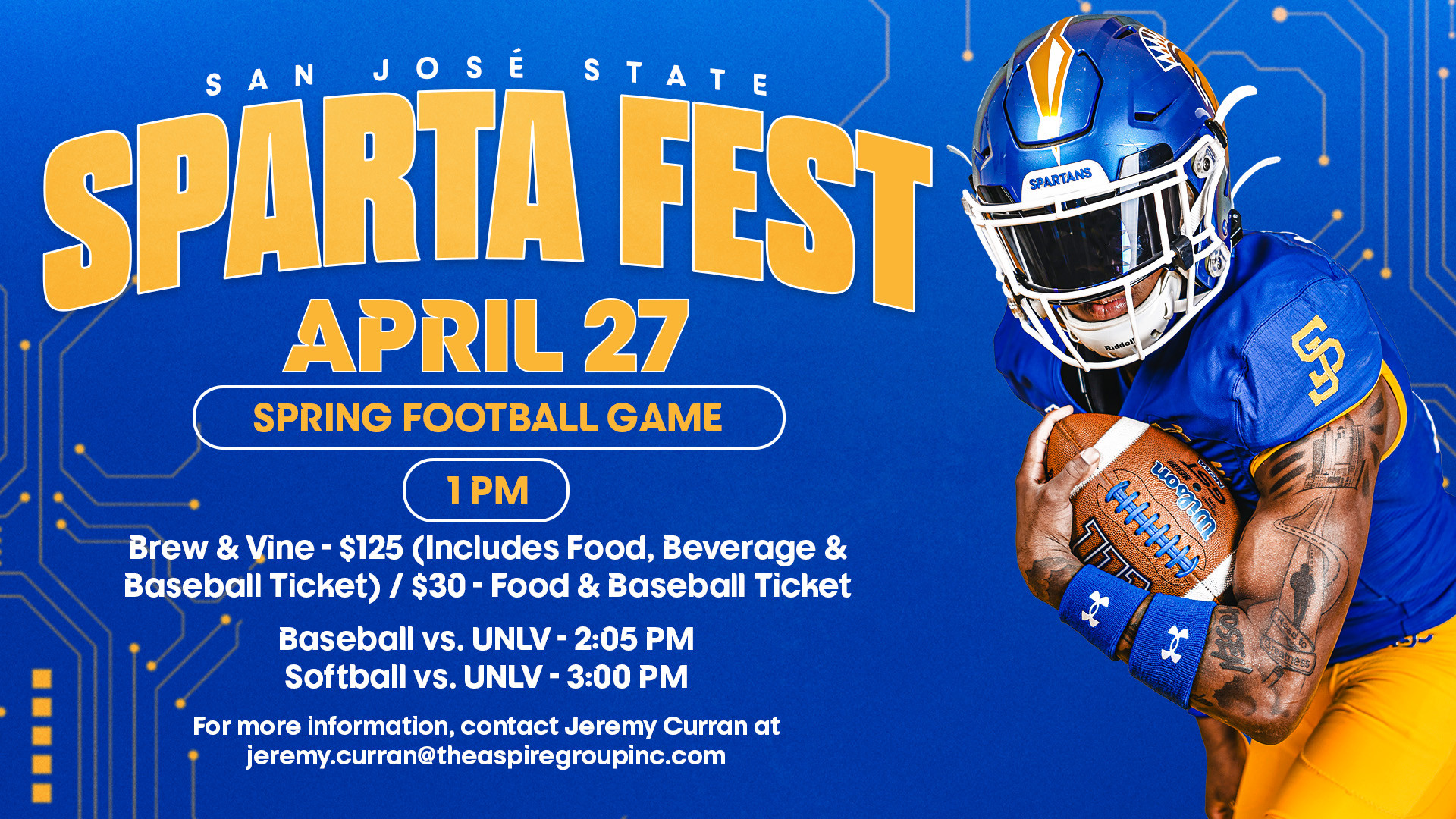 SJSU to Host Sparta Fest During the Spring Football Game on April 27 ...