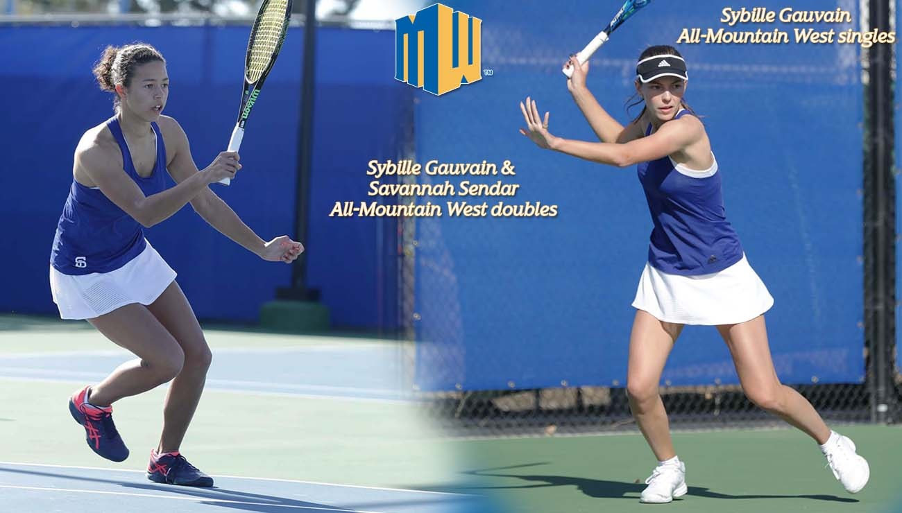 Sybille Gauvain And Savannah Sendar Named All-Mountain West In Women's ...