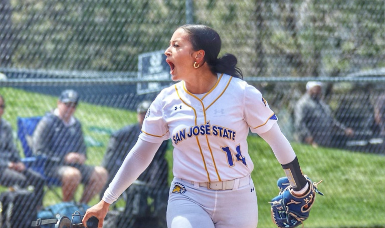 Zermeno Grand Slam Leads Spartans Sweep Over Utah State in Season Finale - SJSU Athletics ...