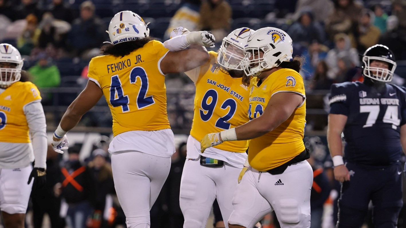 Fehoko Named MW Defensive Player of The Year to Lead 10 Spartans with ...