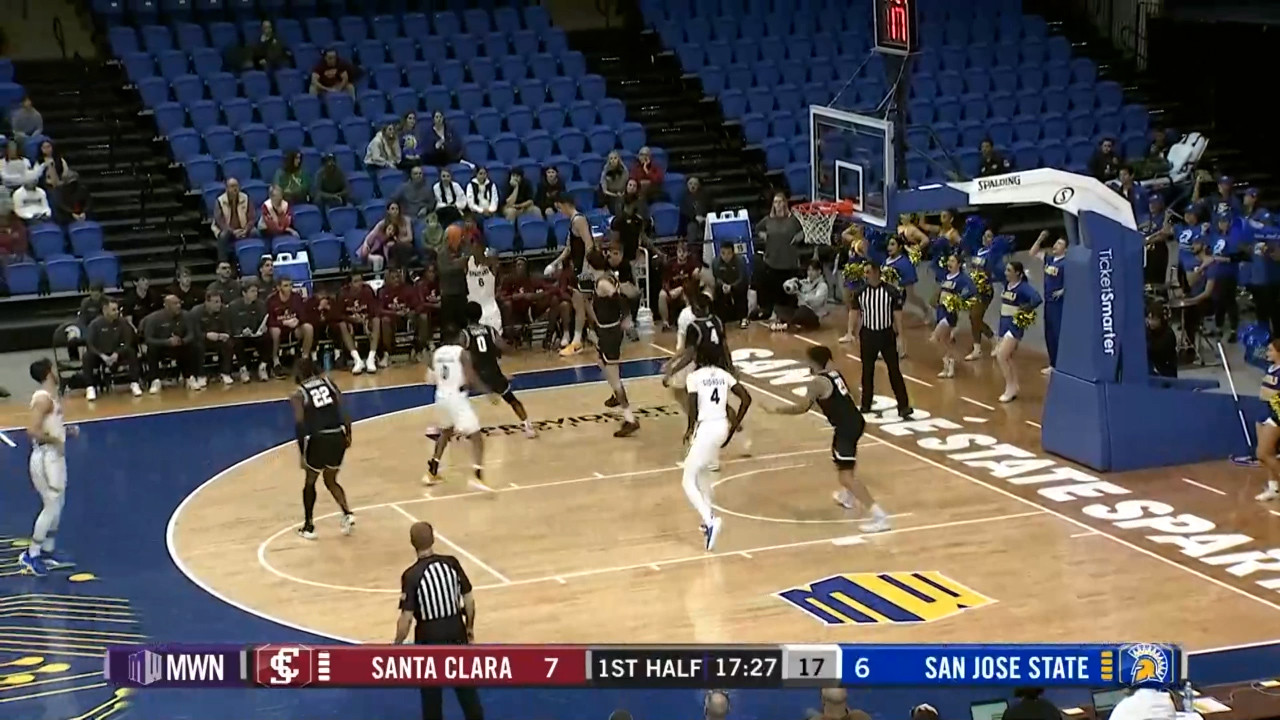 Men's Basketball vs. Santa Clara Highlights - SJSU Athletics - Official ...