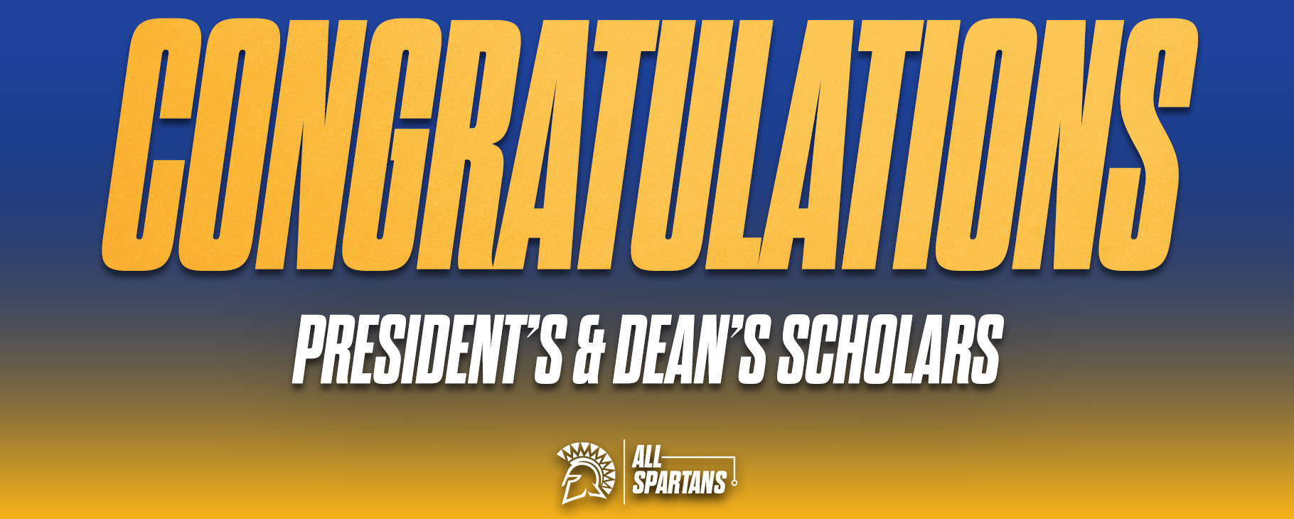 Spartan Student-Athletes Earn President's & Dean's Scholar Designation ...